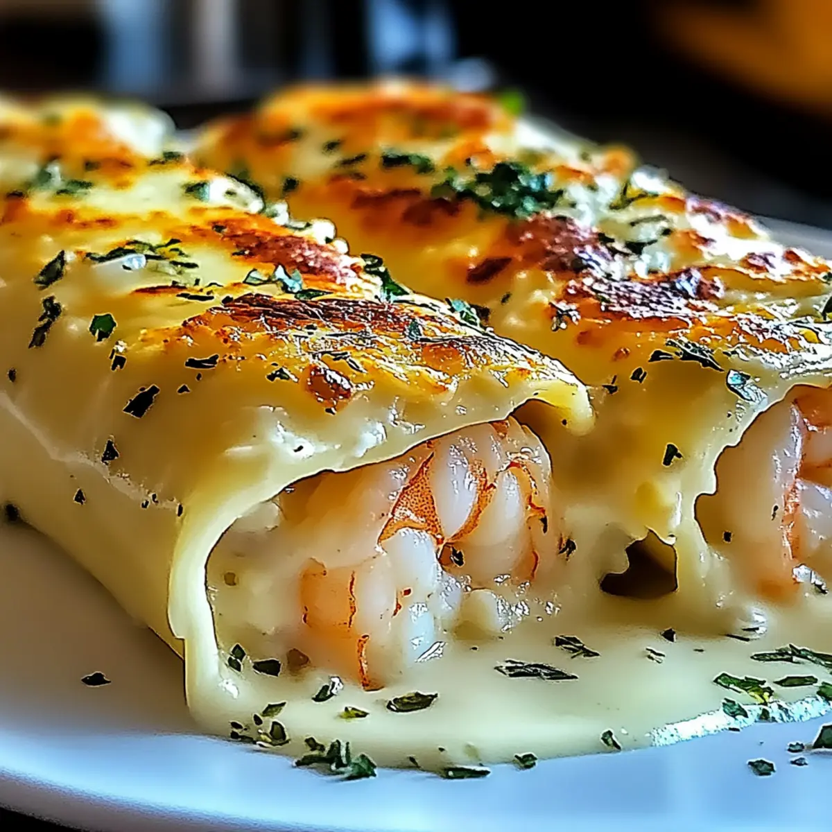 Easy Shrimp & Crab Alfredo Lasagna Roll-Ups for Delicious Dinners